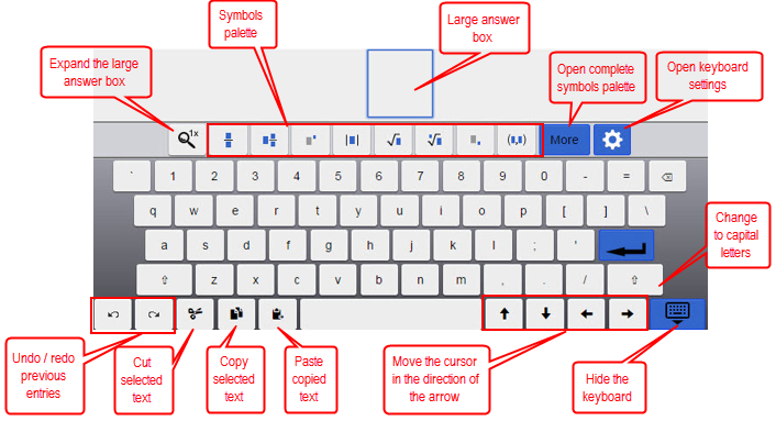 Use The On screen Keyboard