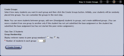 Step 3: Create groups