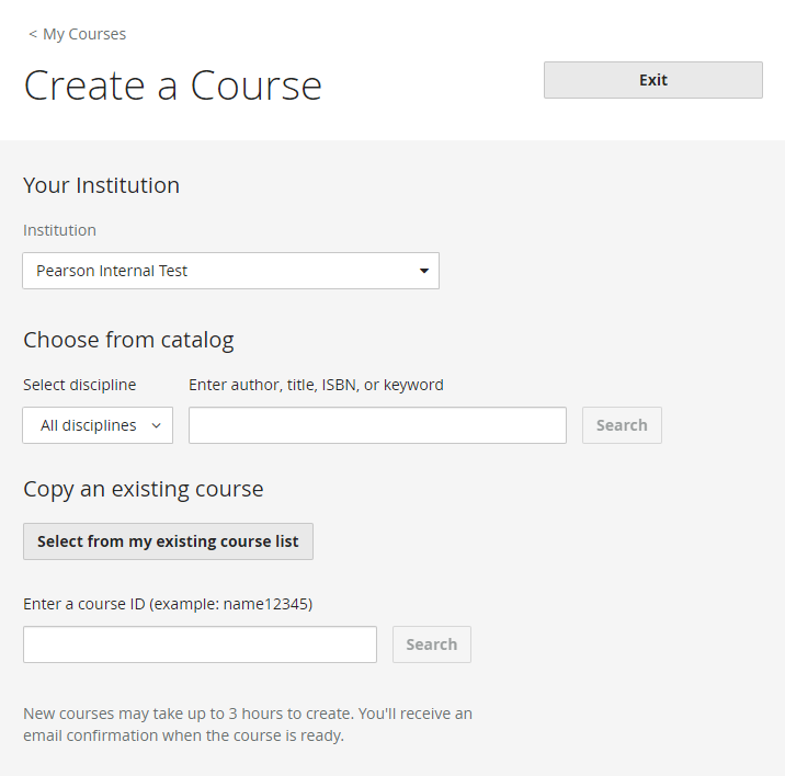Get started | My Courses