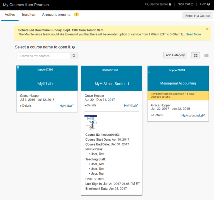 Get started | My Courses