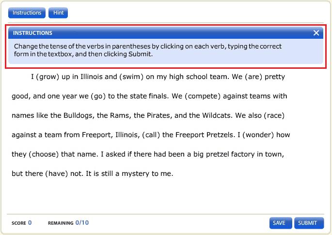 Apply Grammar Exercises